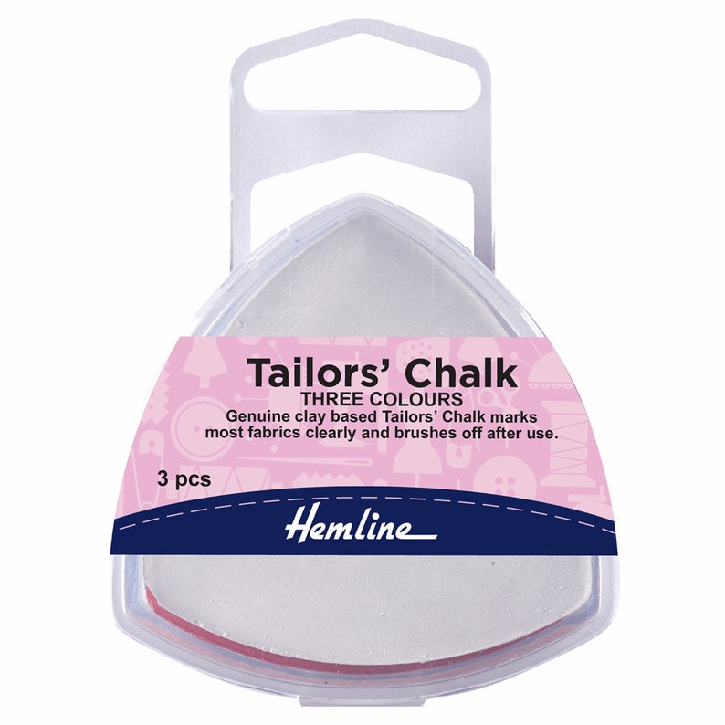Hemline Tailors Chalk Assorted Colours Triangle Pack of 3 - Etsy