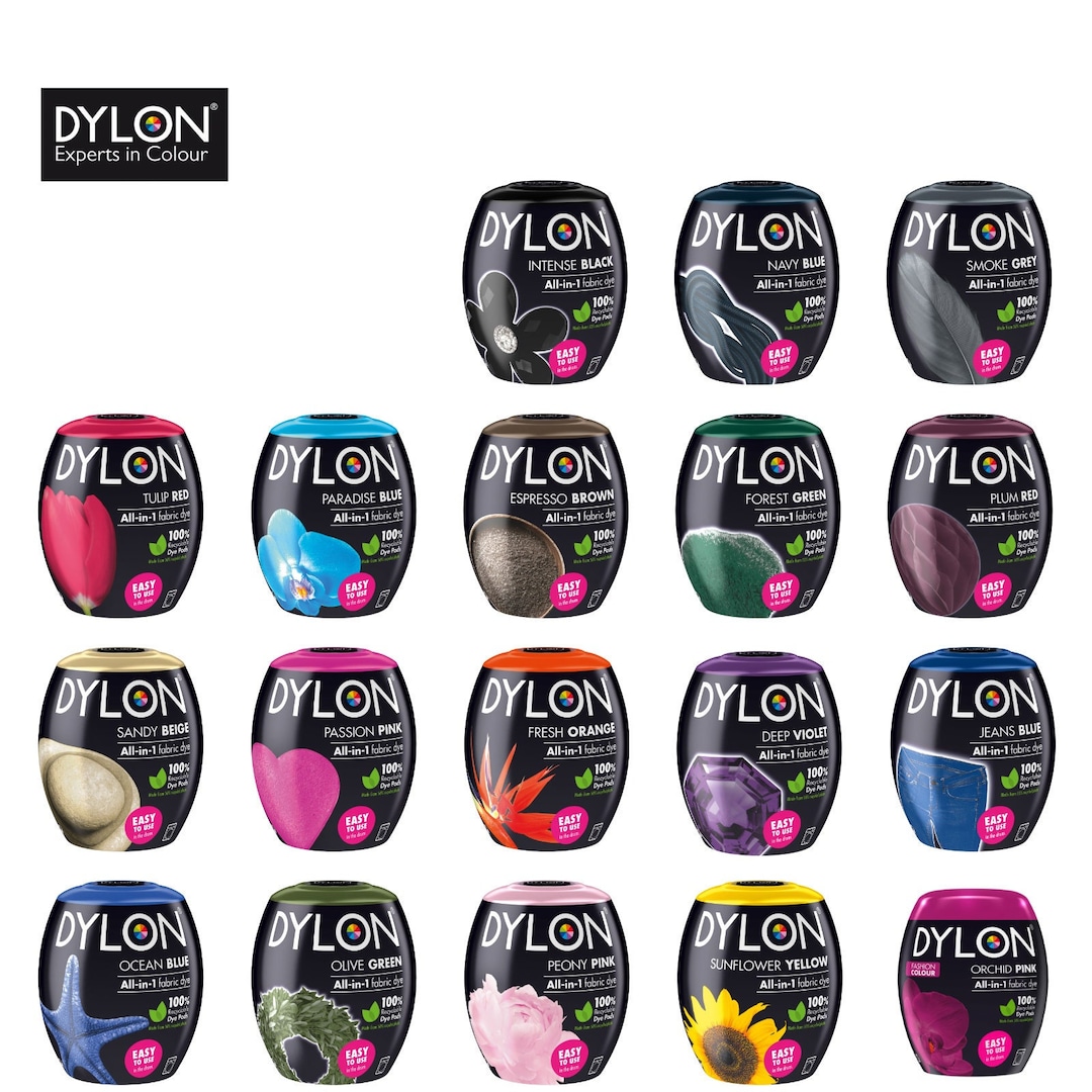 Dylon Machine Dye Pod All Colours - Etsy