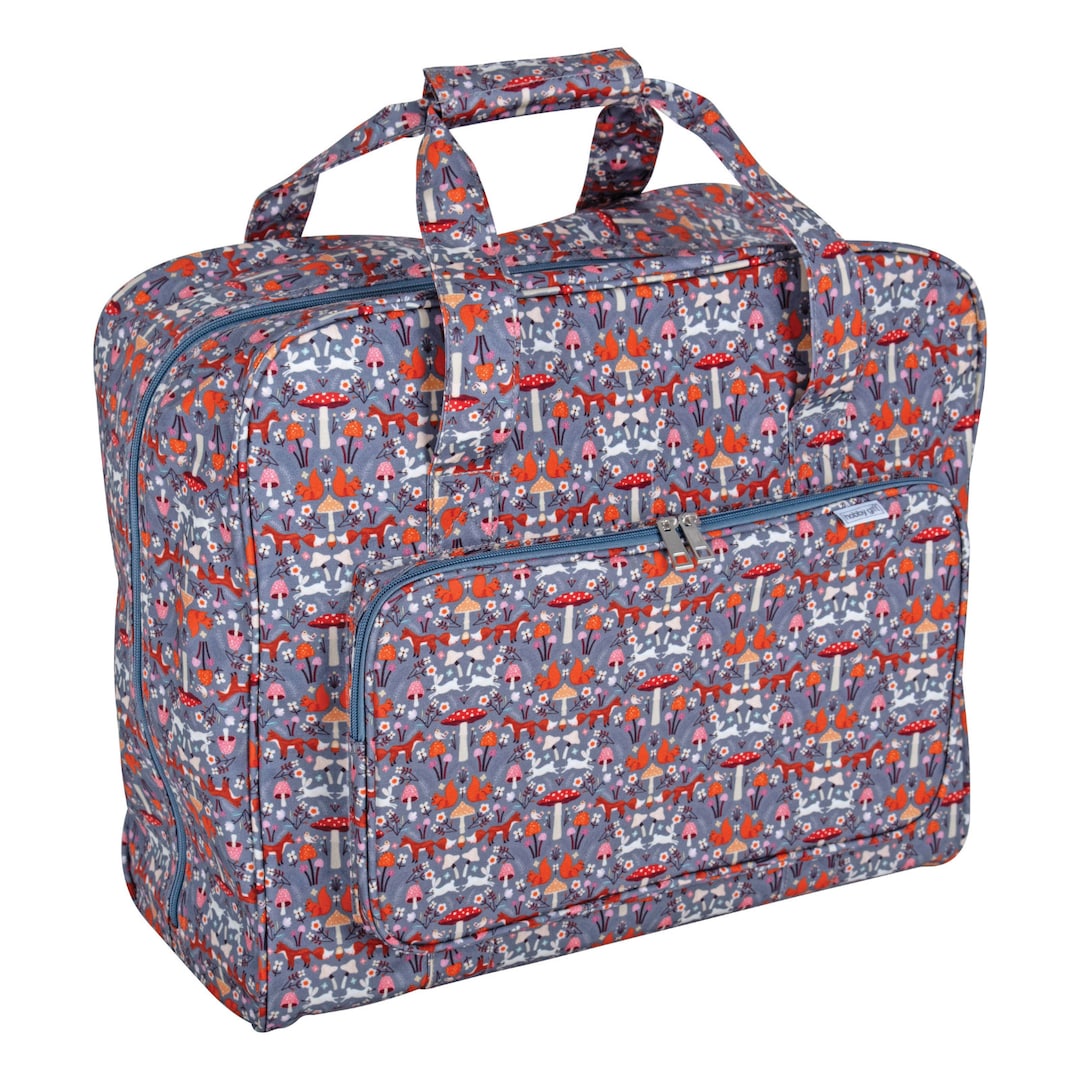 Hobbygift Sewing Machine Bag - PVC - Woodland Toadstool - Storage ...