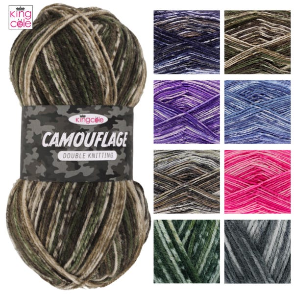Camouflage Yarn - Etsy