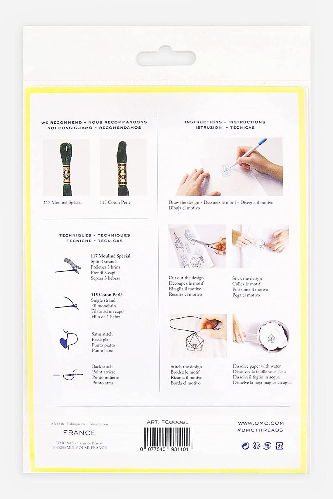 DMC Magic Paper Blank Sheet X 2 - Etsy