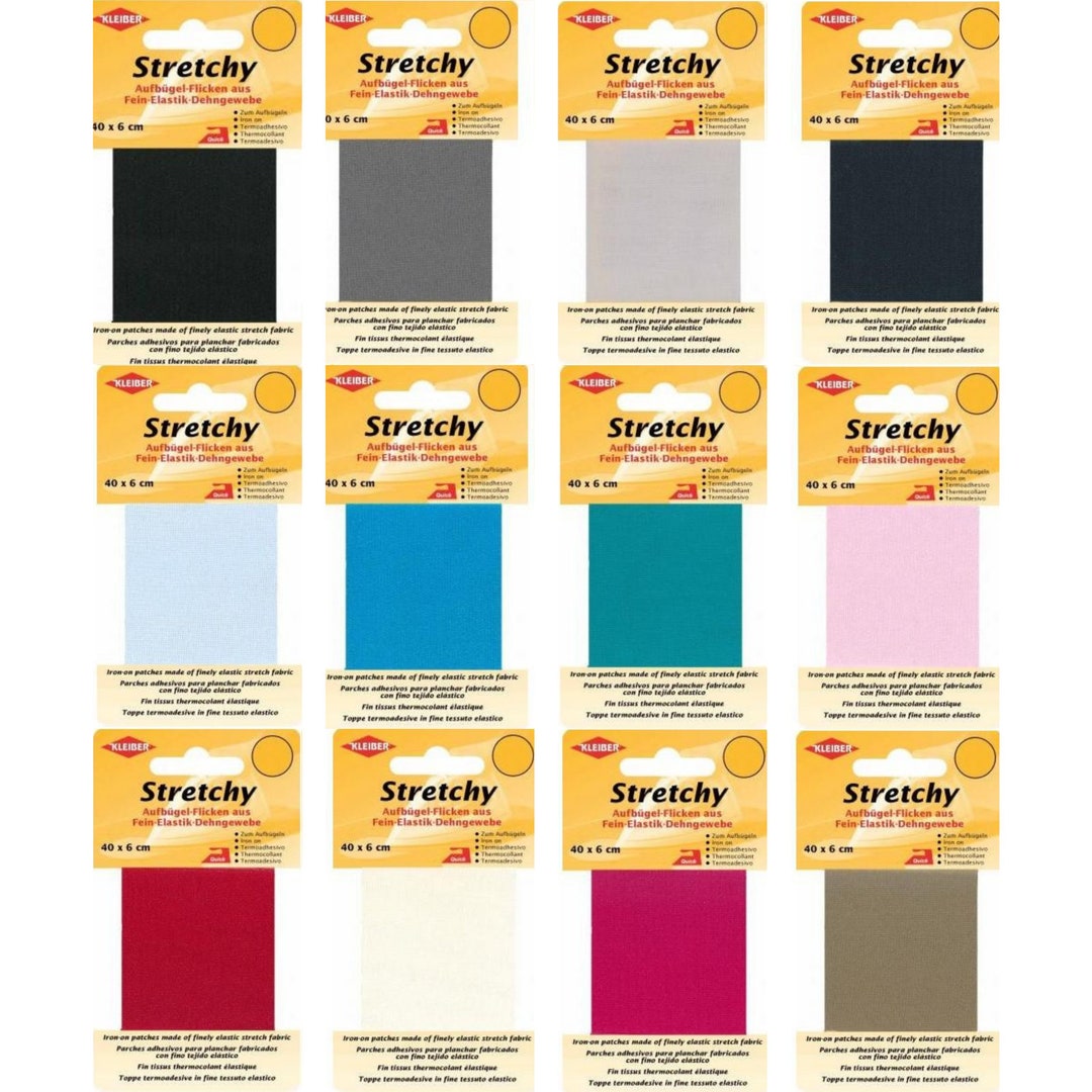 Kleiber_iron-on Stretch Patches - Fix - Mend - Repair - K300 ...
