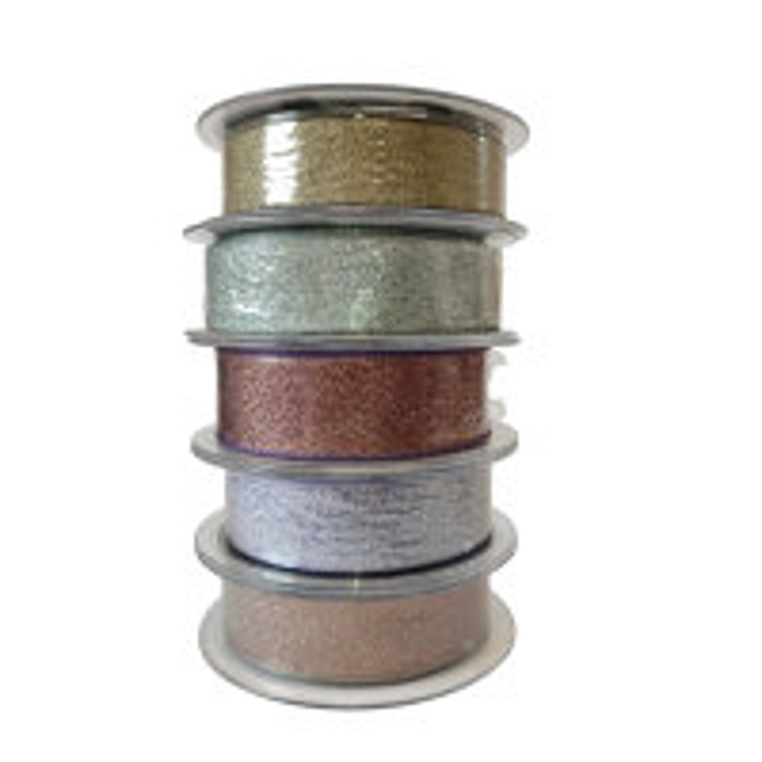 Berisfords Razzle Ribbon 25mm Sparkle Décor Cakes Tape British- Craft ...
