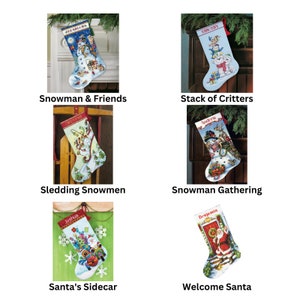 Dimensions Counted Cross Stitch Kit: Stockings Christmas Crafts DIY ...
