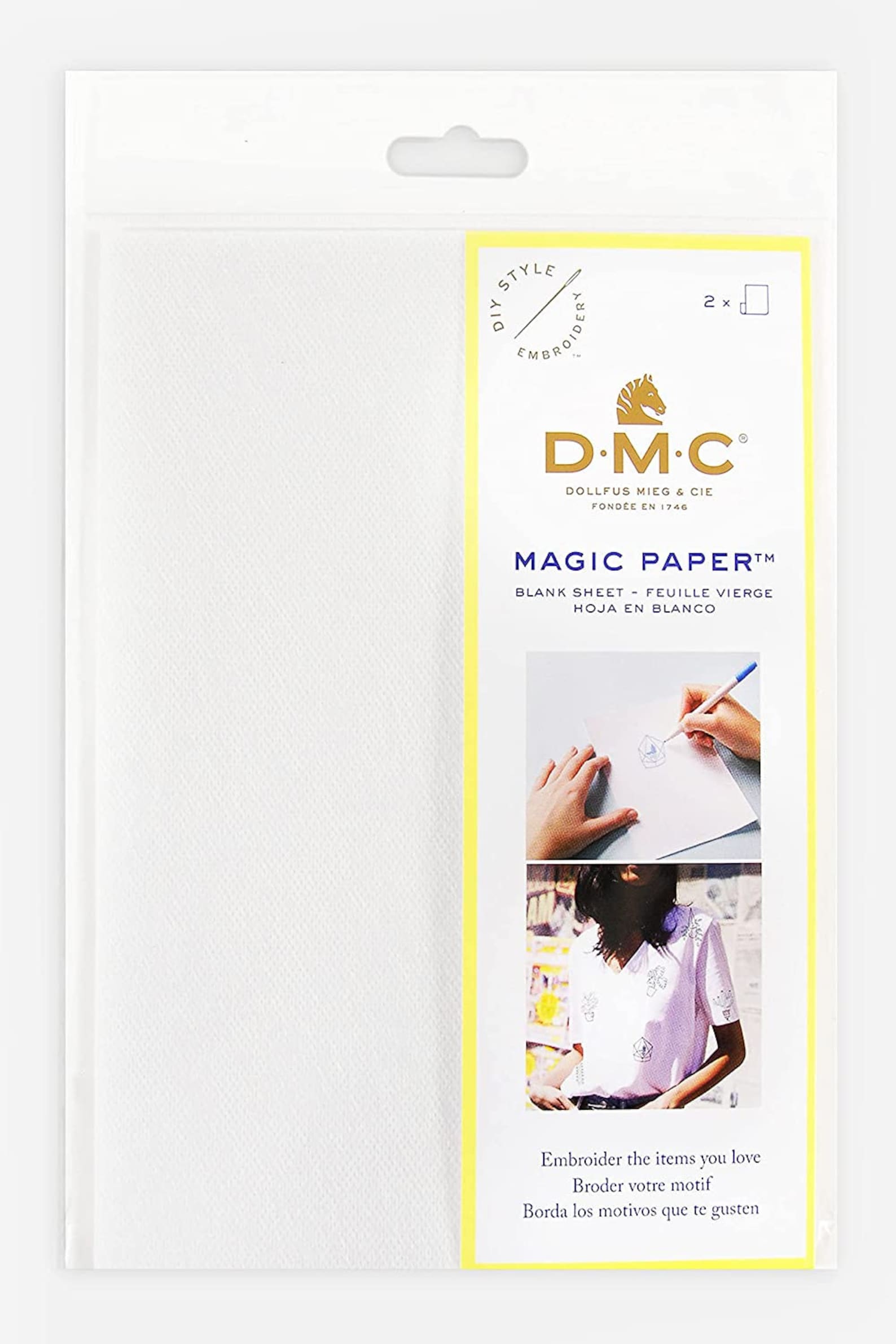 DMC Magic Paper Blank Sheet X 2 - Etsy