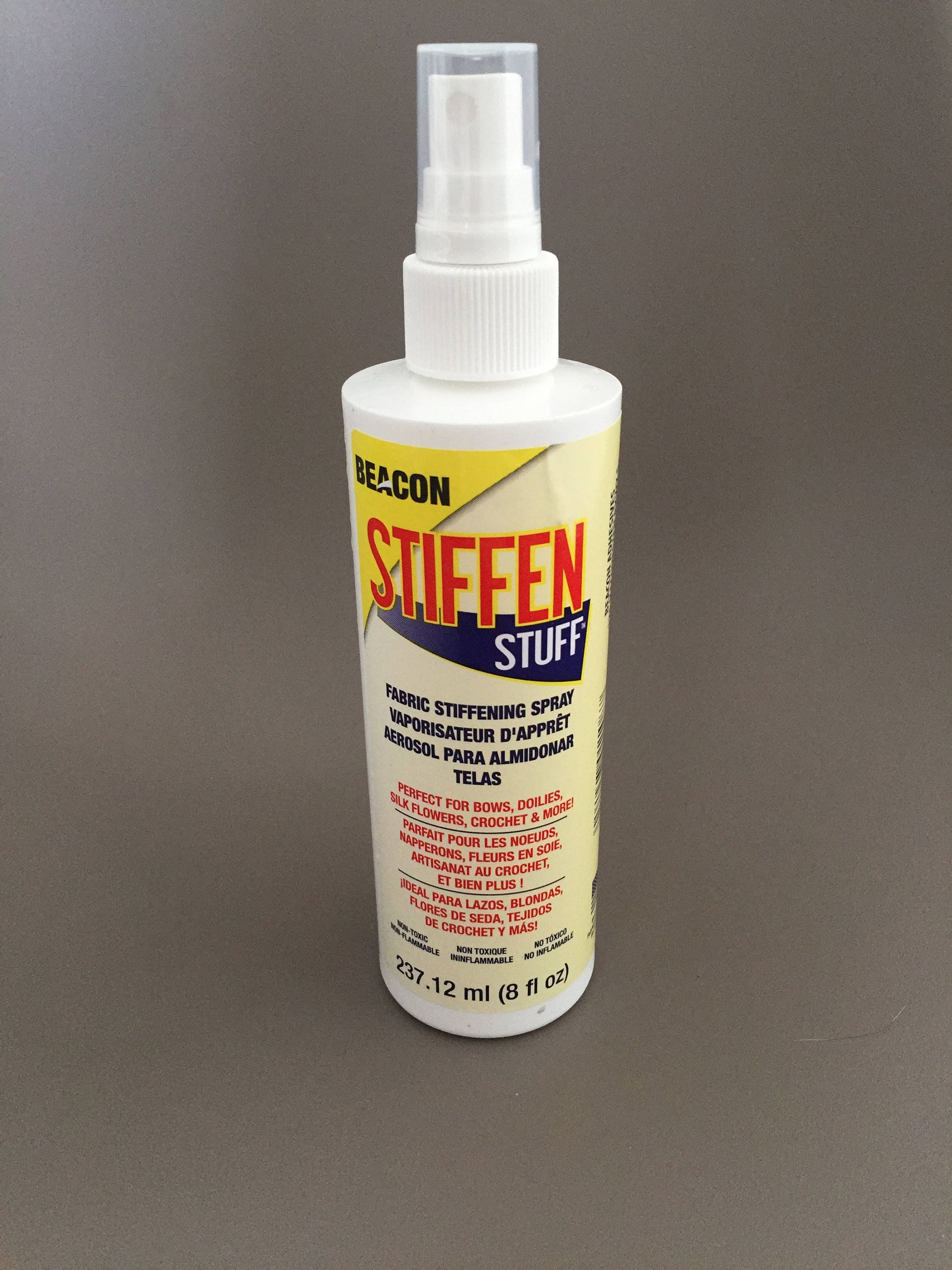 Beacon Adhesives Fabric Stiffening Spray Stiffen Stuff 236ml | Etsy