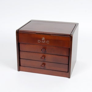 DMC Wooden Collectors Box Includes 1x Skein of All 120 Stranded Cotton ...