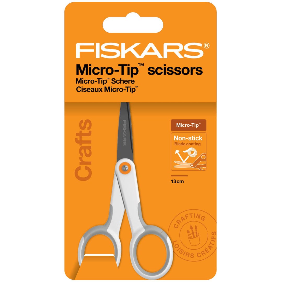 Fiskars Scissors: Non-stick Fiskars Microtip™ 13cm Shears for Sewing ...
