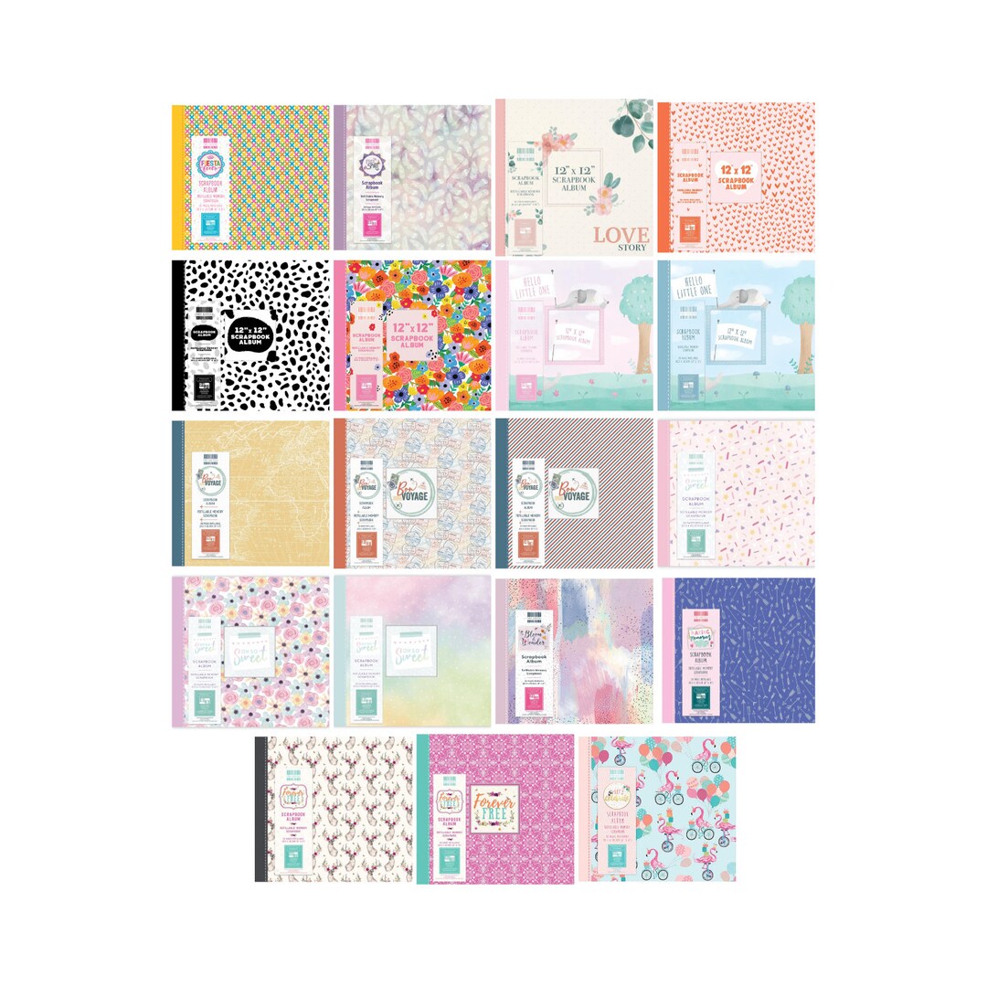 First Edition Albums - 12" X 12" and 8" X 8" , Scrapbook, Refillable ...