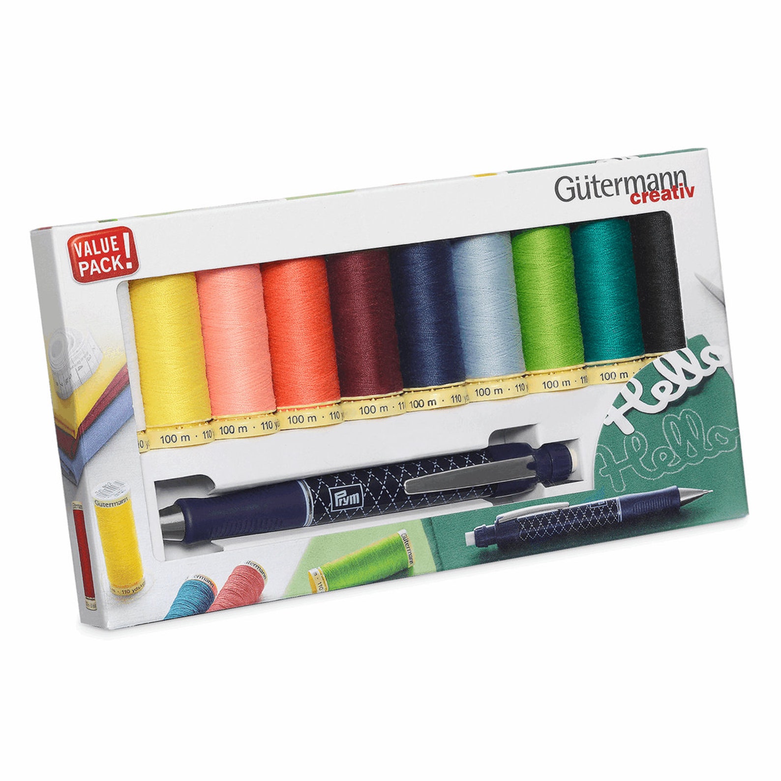 Gutermann Thread Set: Sew-all 10 X 100m With Cartridge - Etsy UK
