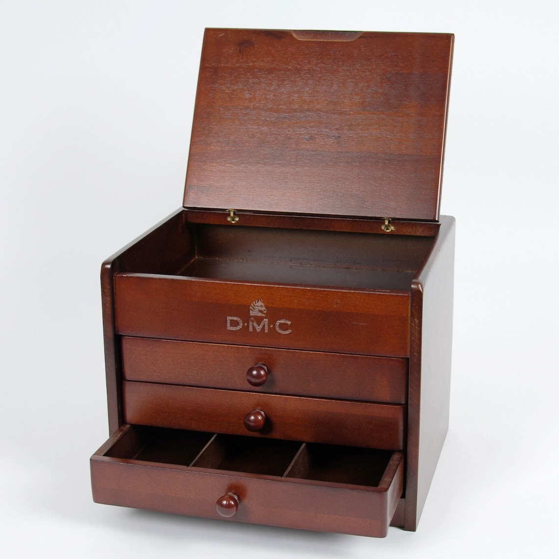 DMC Wooden Collectors Box Includes 1x Skein of All 120 Stranded Cotton ...