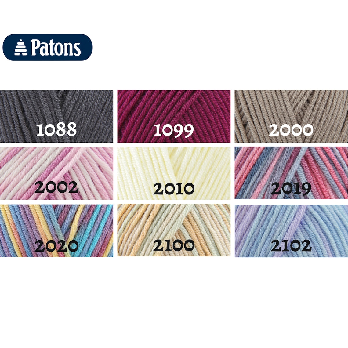 Patons Smoothie DK Double Knit Wool 100g - Knitting Yarn - All Colours ...