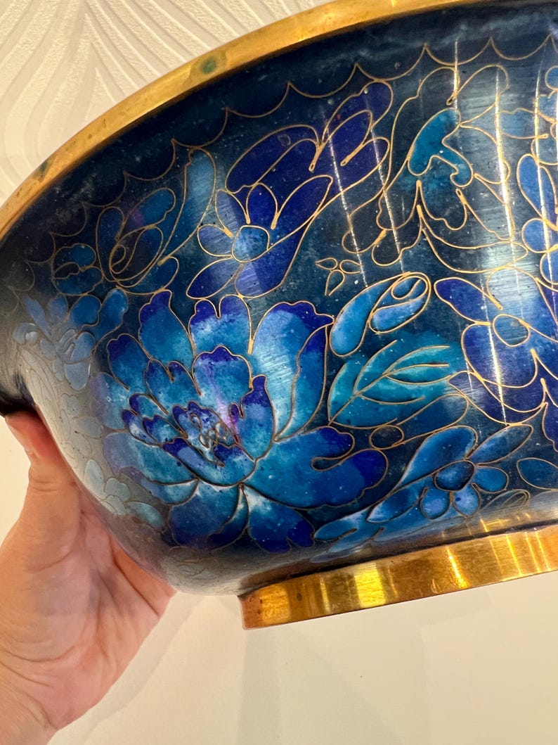 Vintage Antique 8” JINGFA Cloisonne Bowl *rare Find* - Etsy
