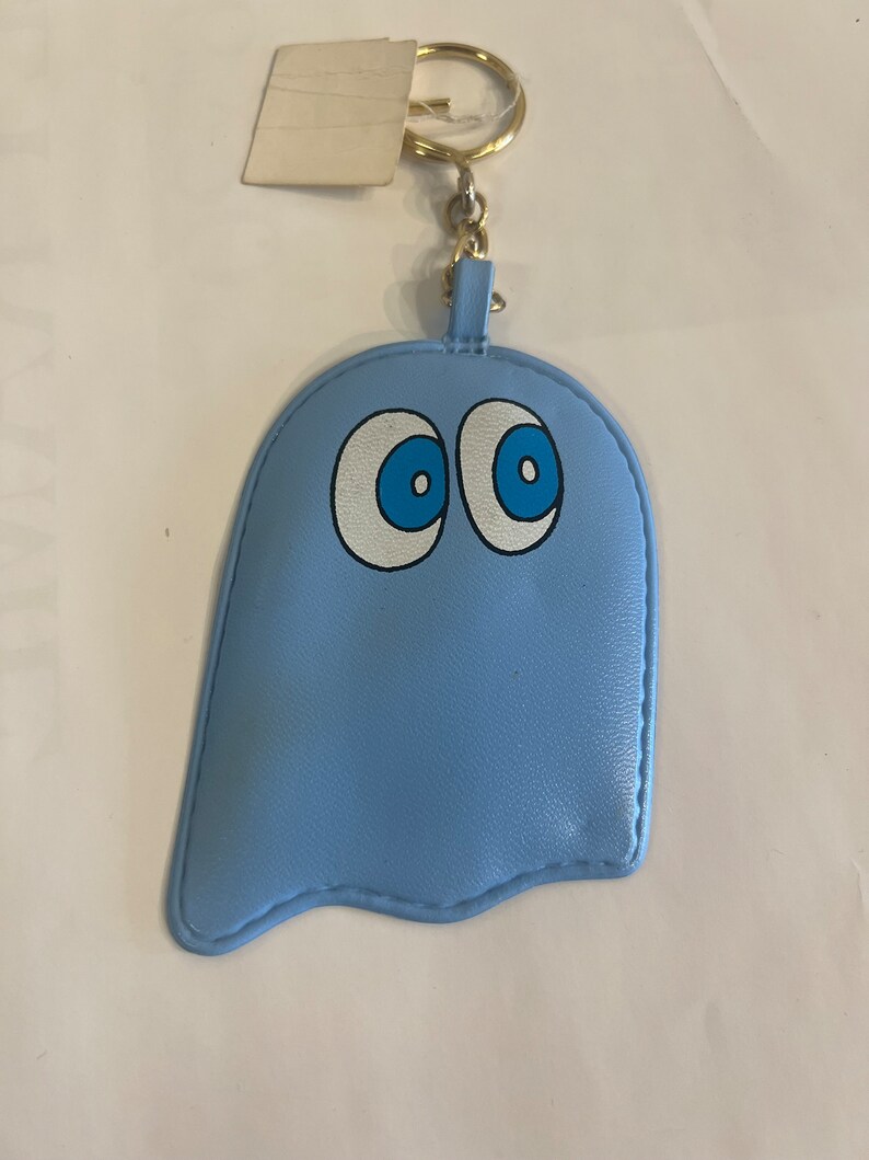 Vintage 1982 Pac-man Inky Ghost Coin Pouch Keychain - Etsy Australia