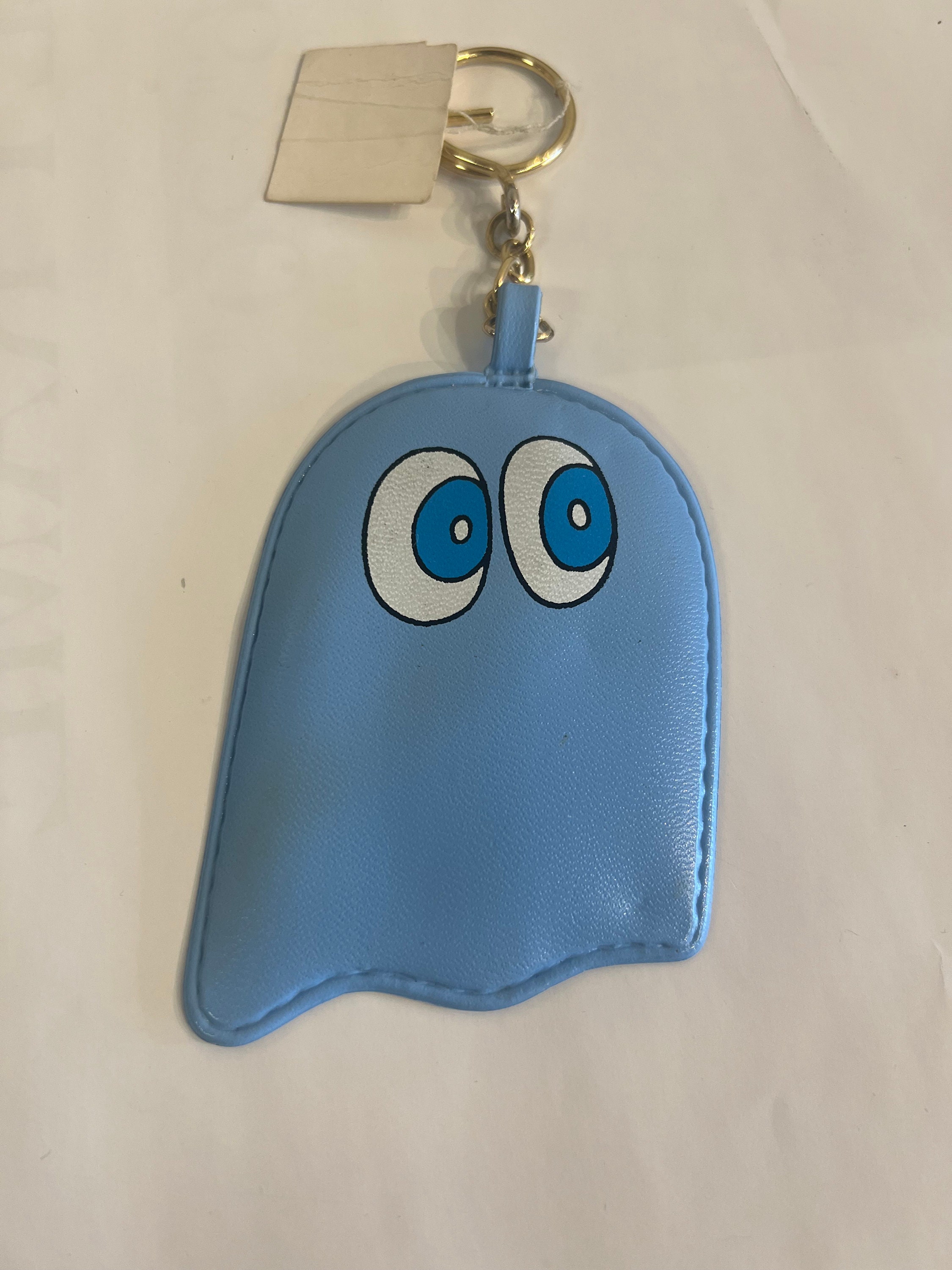 Vintage 1982 Pac-man Inky Ghost Coin Pouch Keychain - Etsy