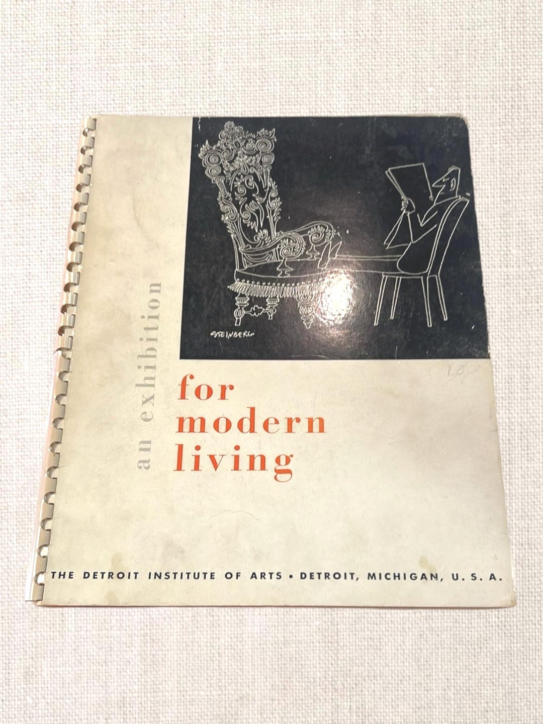 An Exhibition for Modern Living DIA 1949-saul Steinberg Eames Mid ...