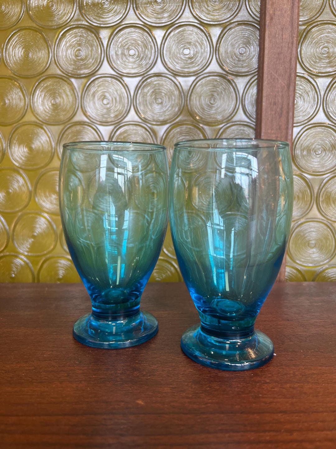 Lexington Bourbon Blue Water Goblet Set of 3 - Etsy