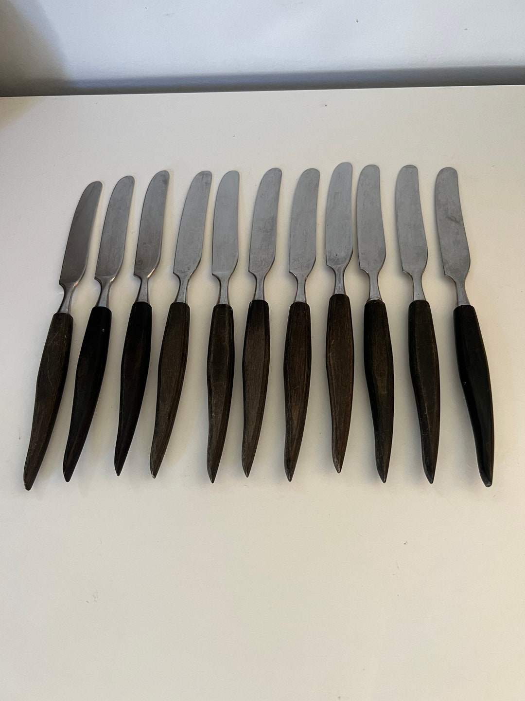 MCM Robeson Wood Handle Knife Germany Set of 11 - Etsy