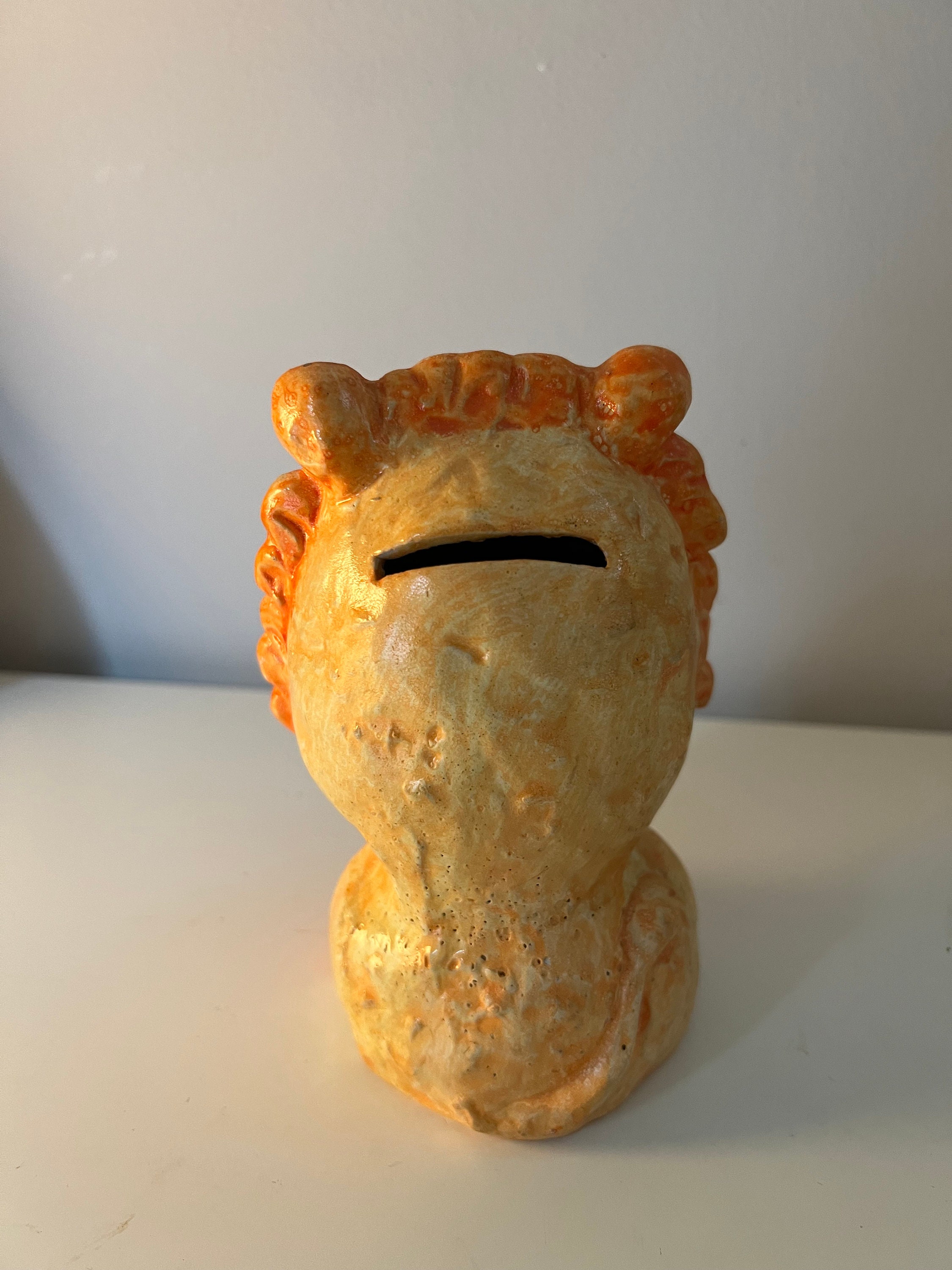 Vintage Lion Coin Bank Bright Neon 1960s Taiwan Paper Mache - Etsy