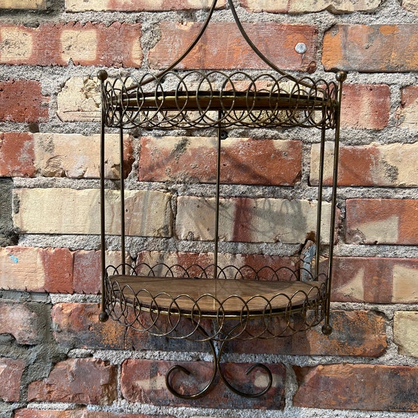 Vintage Metal Shelf - Etsy