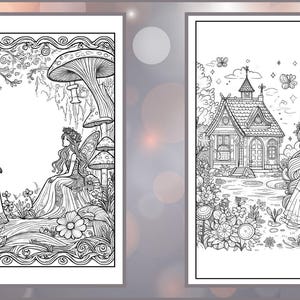Fairycore Dreams 100 Coloring Pages - Etsy