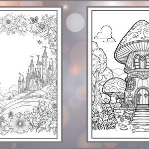 Fairycore Dreams 100 Coloring Pages - Etsy