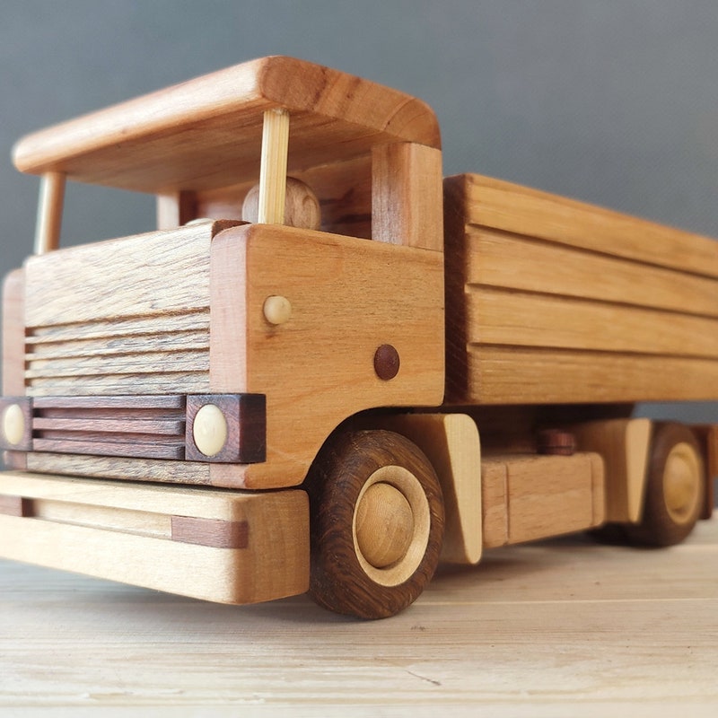 Wood Truck Toy - Etsy