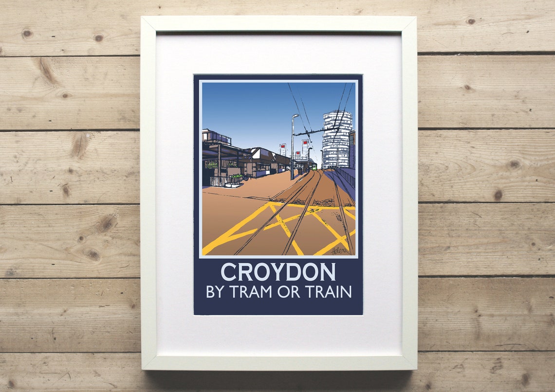 Croydon Poster - Etsy