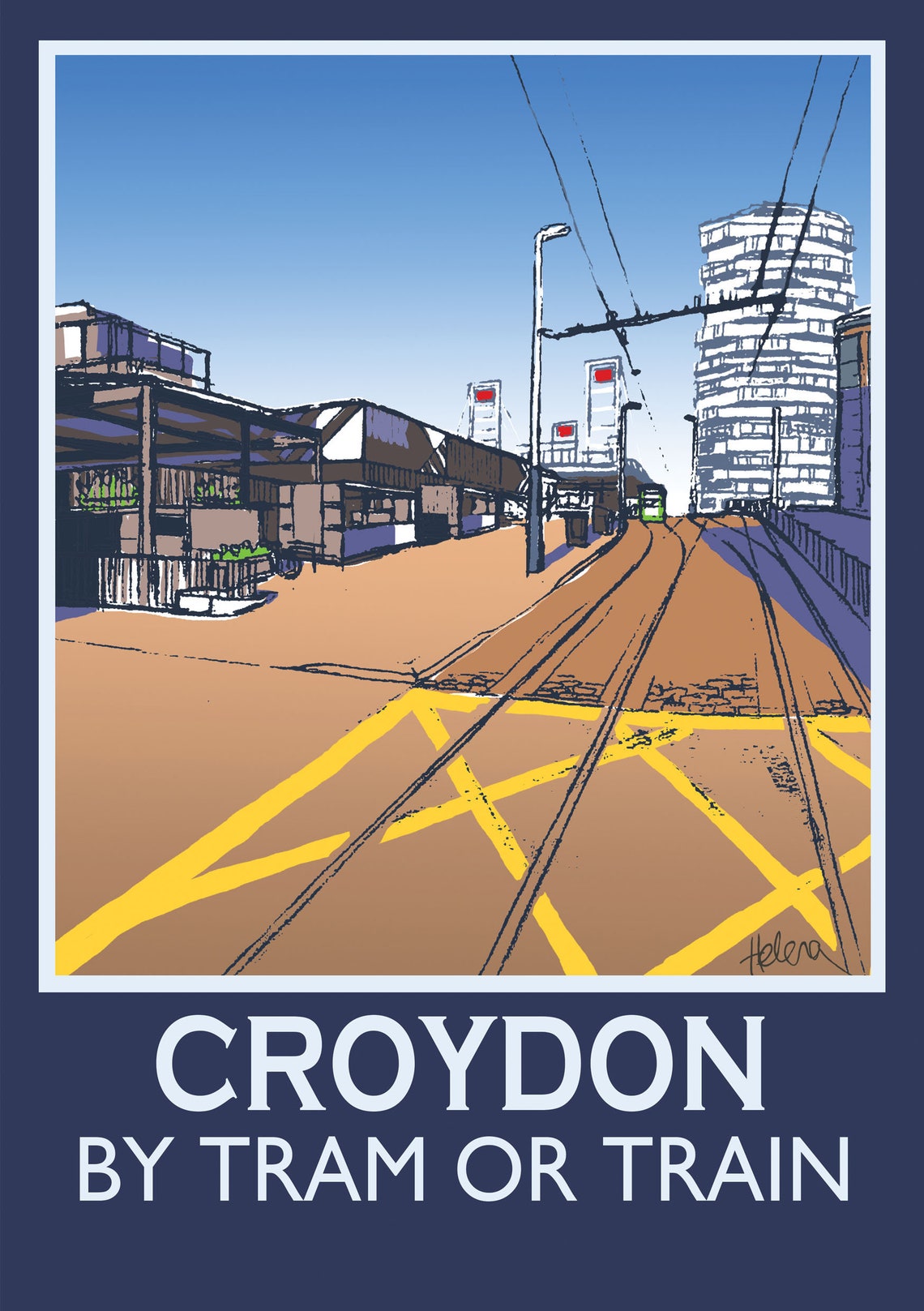 Croydon Poster - Etsy