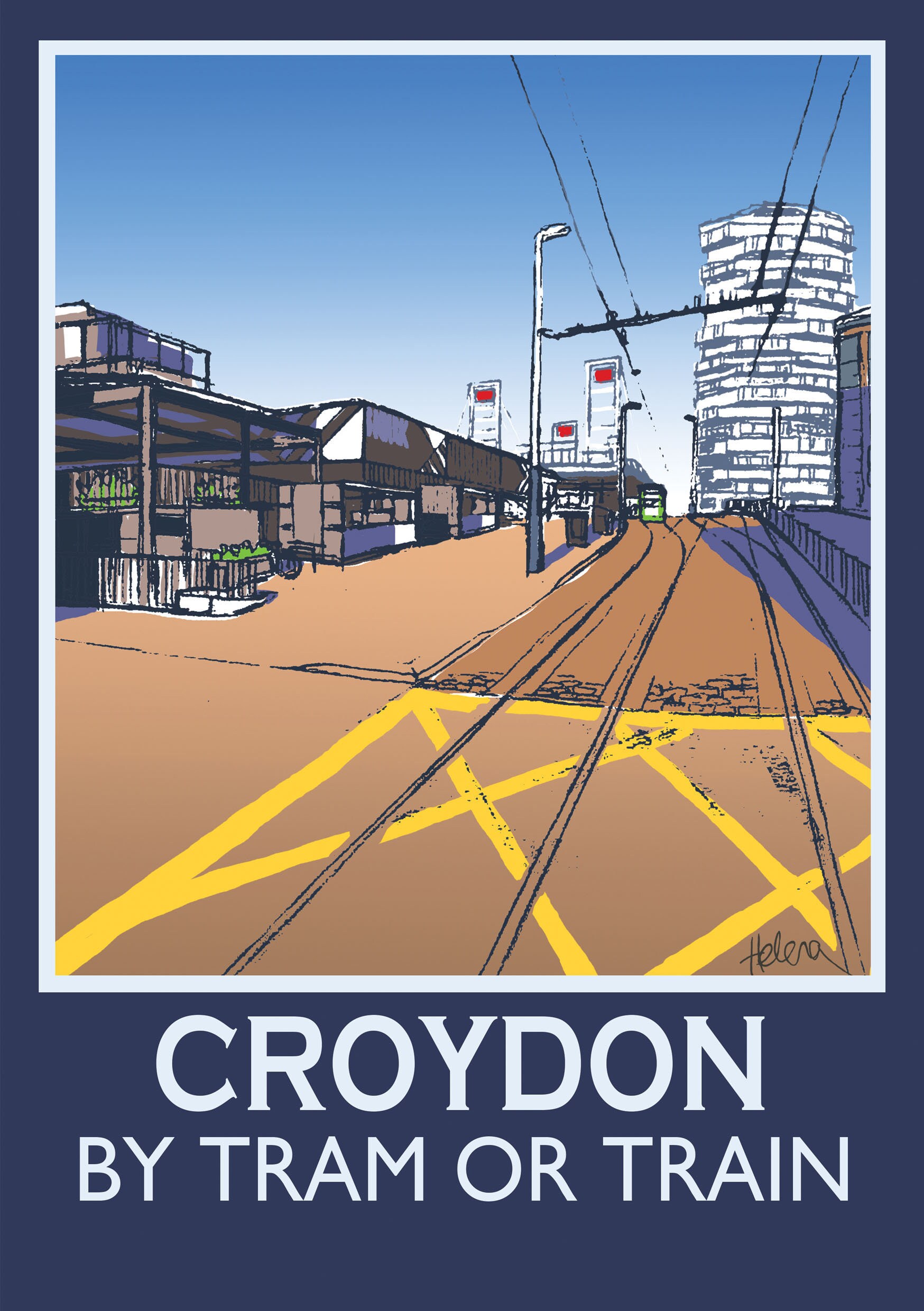 Croydon Poster - Etsy
