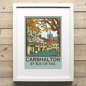 Carshalton Autumn Poster - Etsy