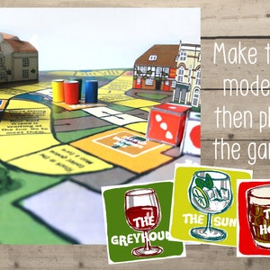 Mini Pubs Model Kit & Board Game - Etsy UK