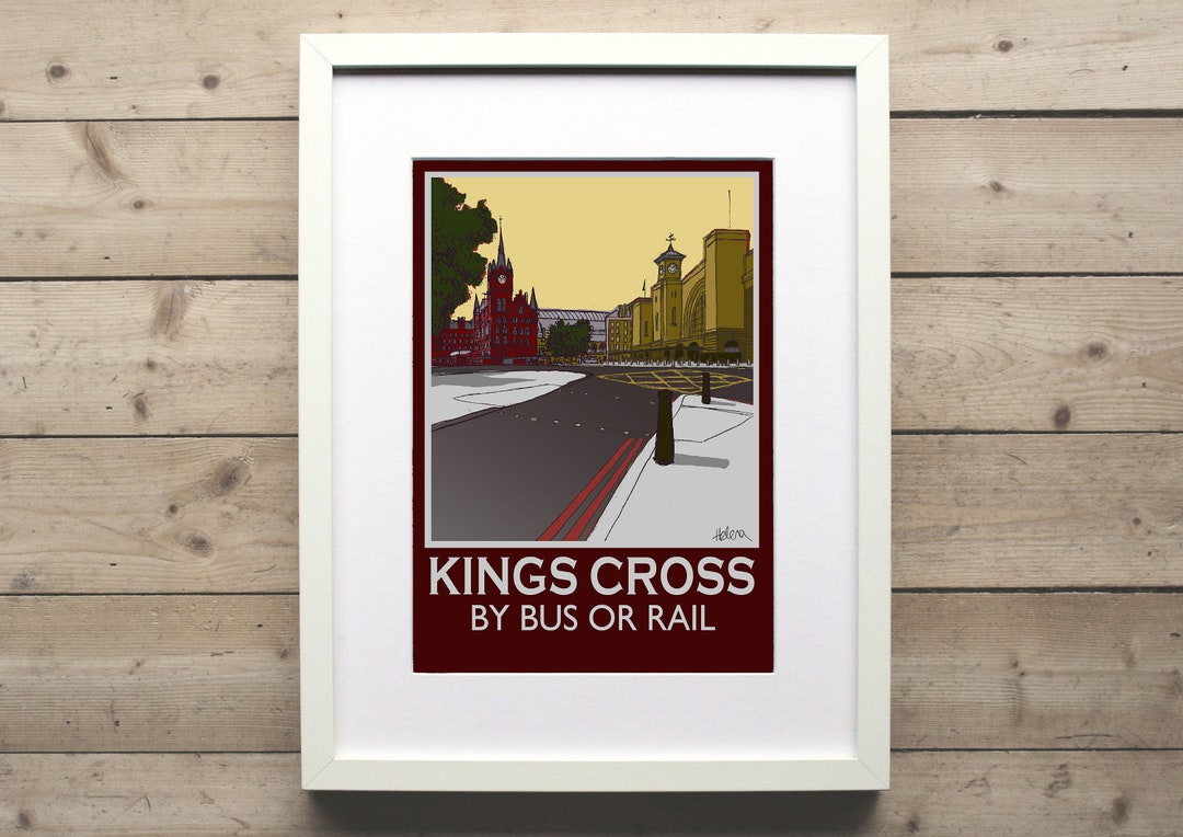 Kings Cross Poster - Etsy UK