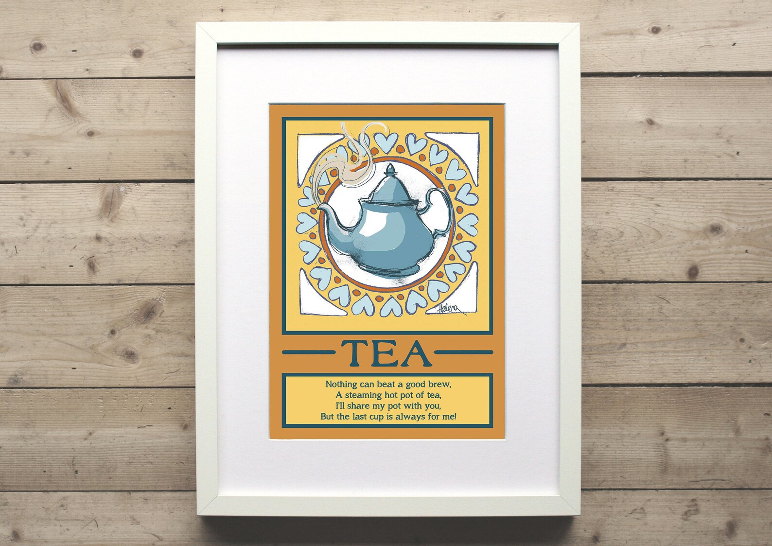 Teapot Poster - Etsy