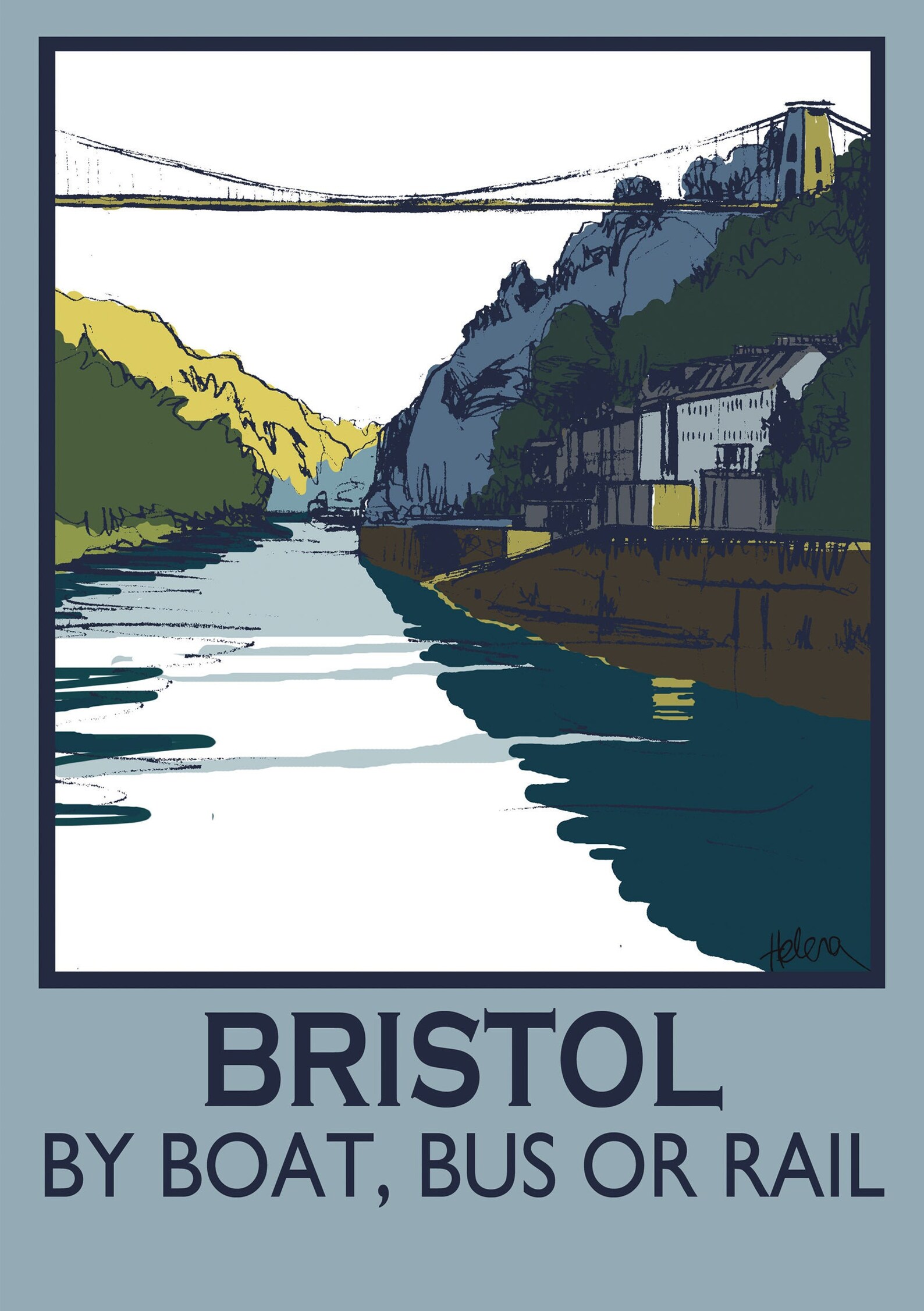 Bristol Poster - Etsy