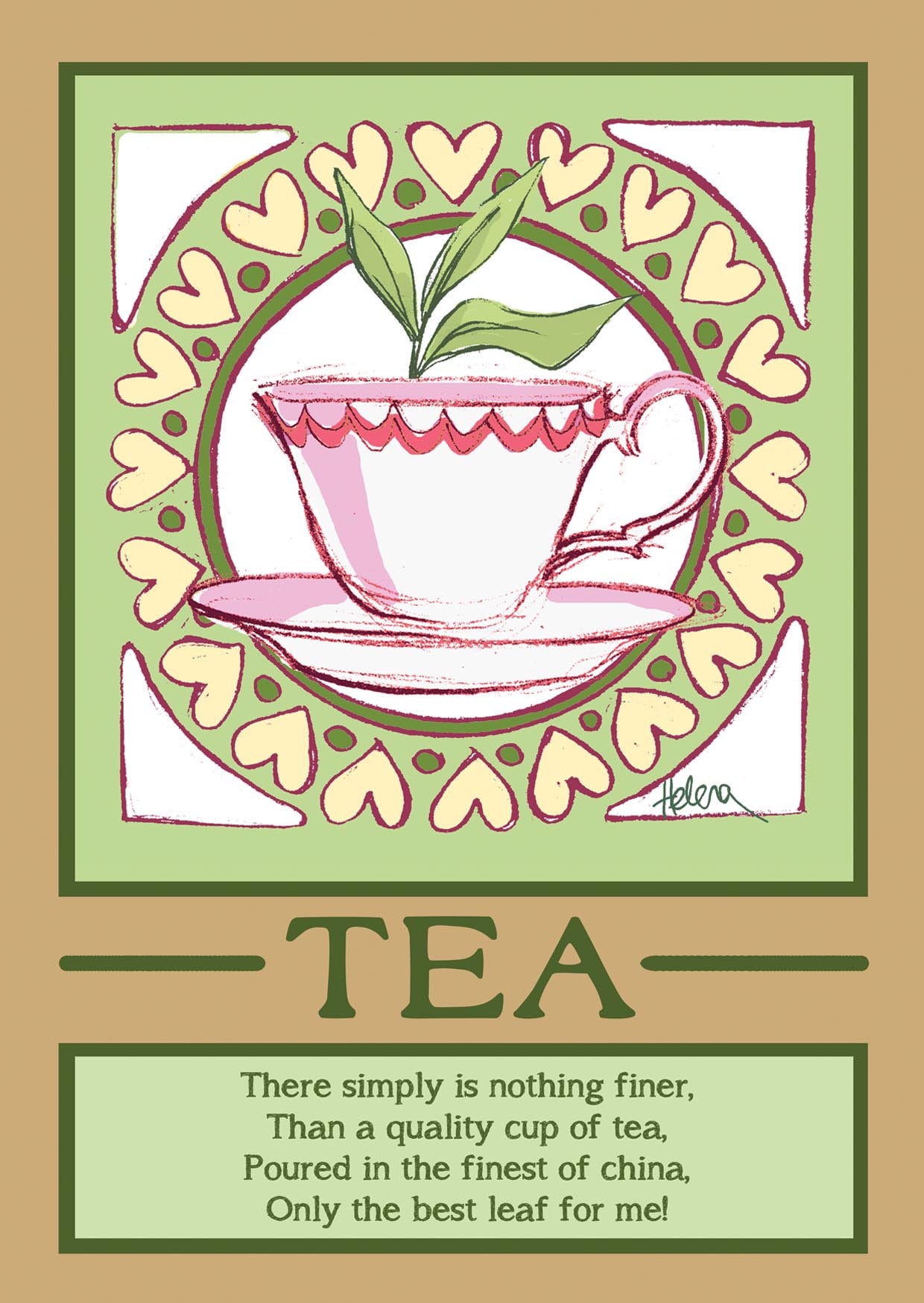 Teacup Poster - Etsy