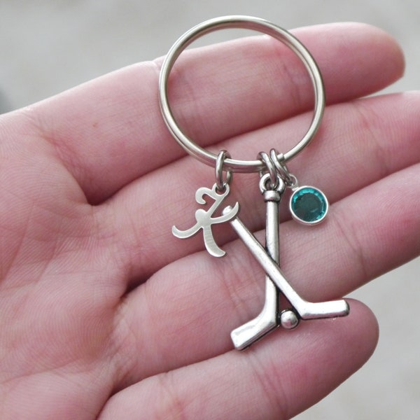 Hockey Key Chain - Etsy