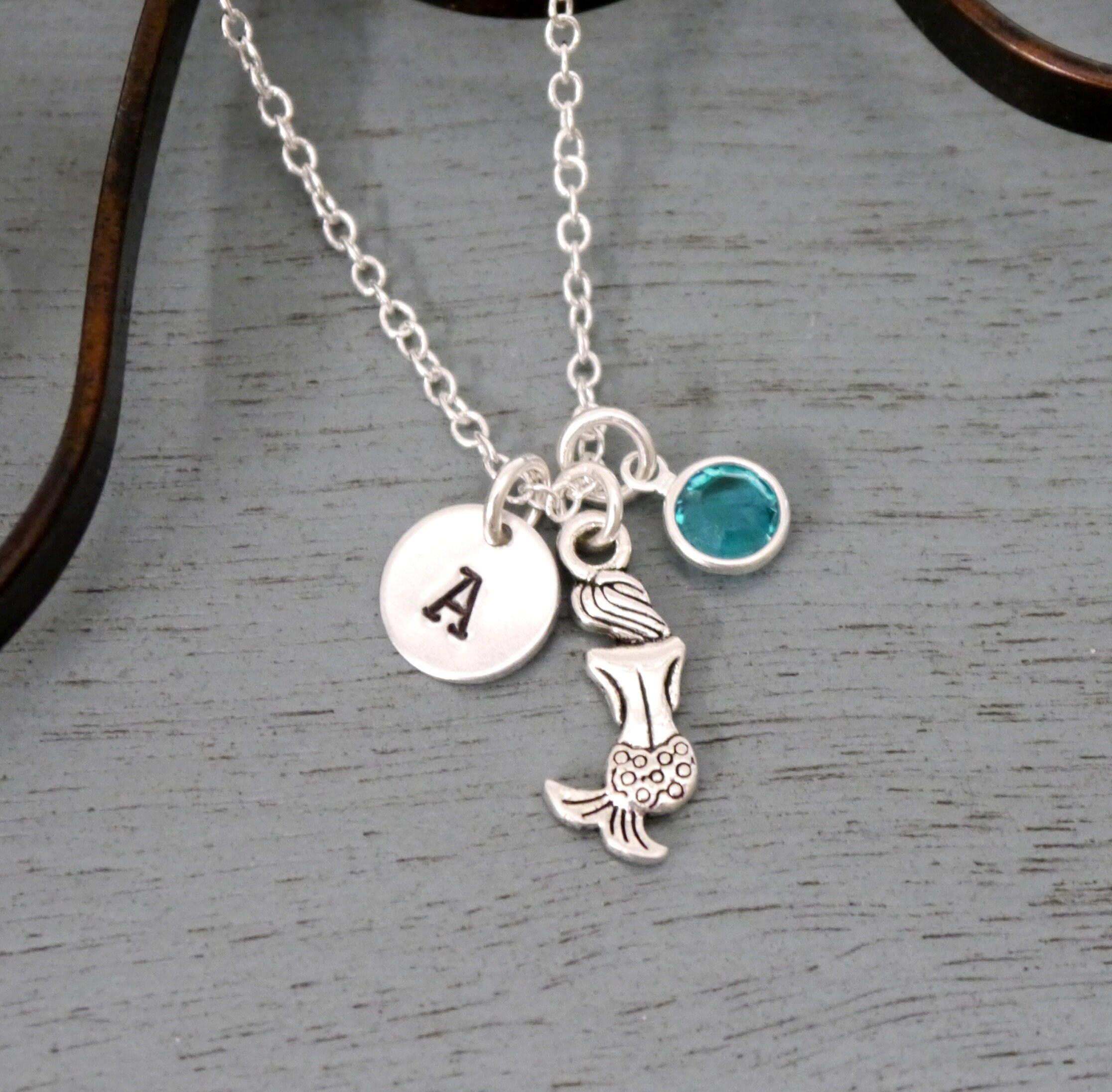 Mermaid Necklace Mermaid Friends Necklace Mermaid Friendship - Etsy