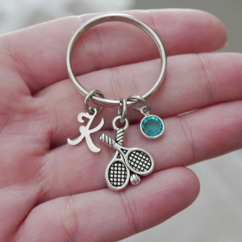Tennis Keychain - Etsy