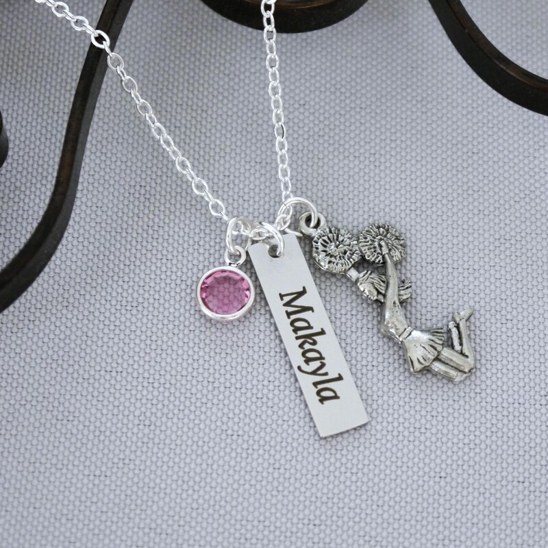 Cheerleader Necklace - Etsy