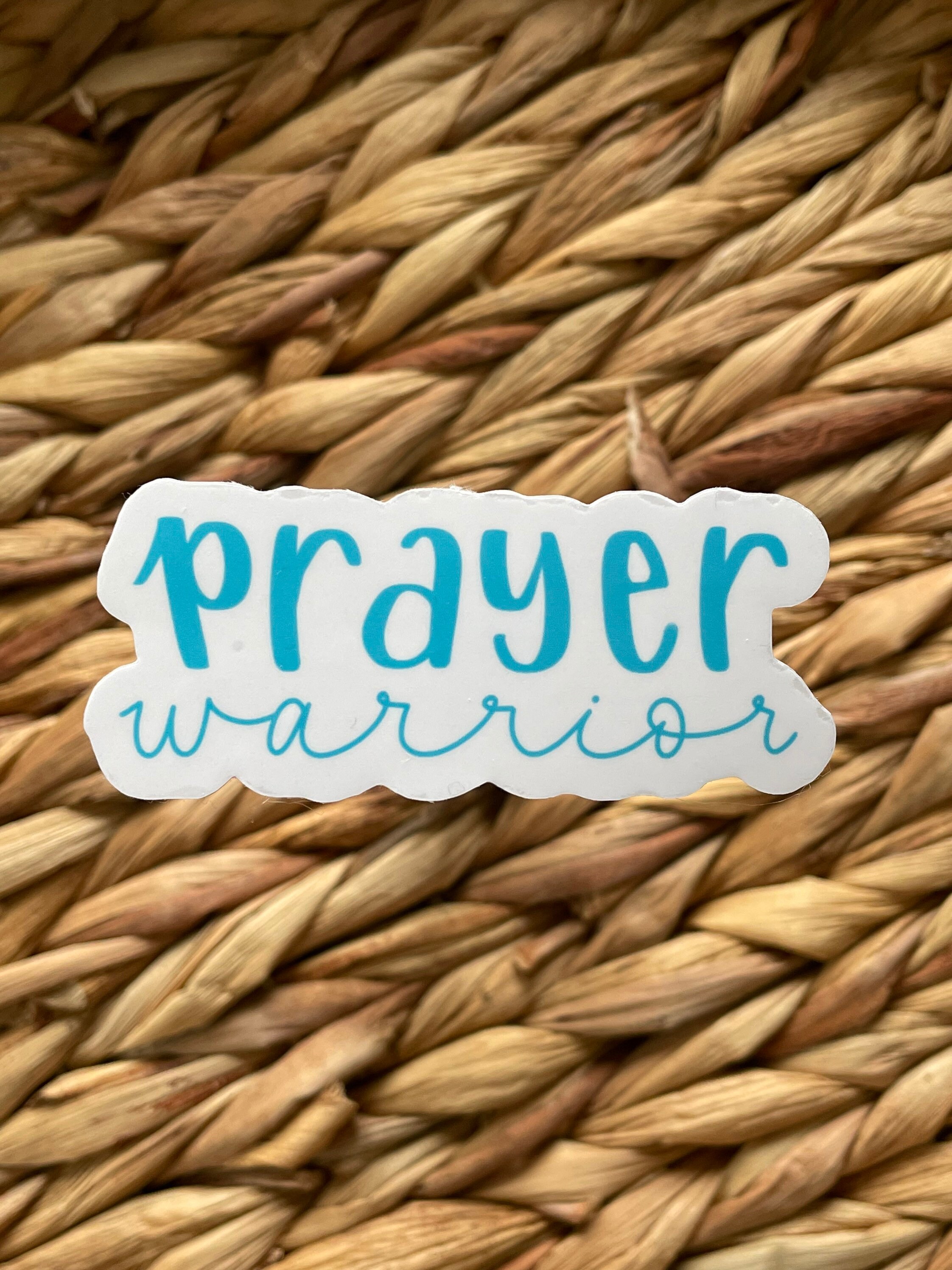 Prayer Warrior Sticker God Sticker Christian Sticker Bible Sticker ...