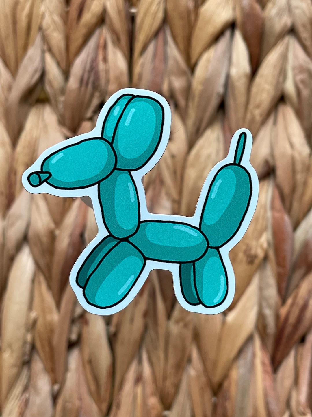 Balloon Dog Sticker | Aesthetic Sticker | Balloon Dog Art | Cute Dog ...