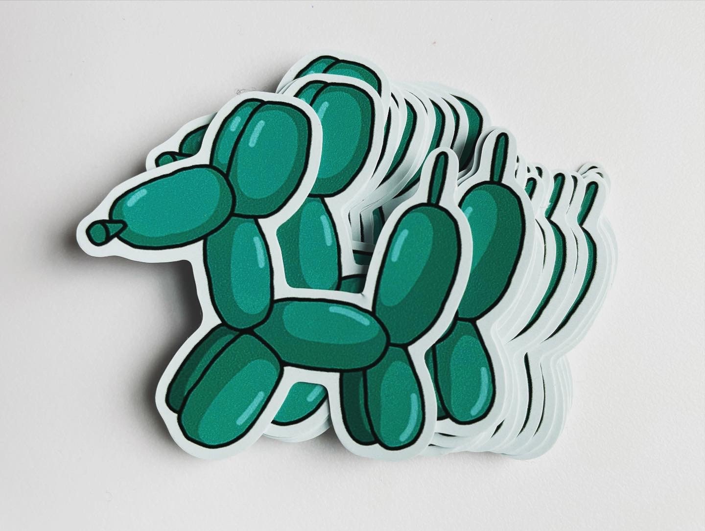 Balloon Dog Sticker Aesthetic Sticker Balloon Dog Art - Etsy