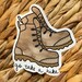 Hiking Sticker | Hiking Boots Sticker | Travel Stickers | Outdoor ...