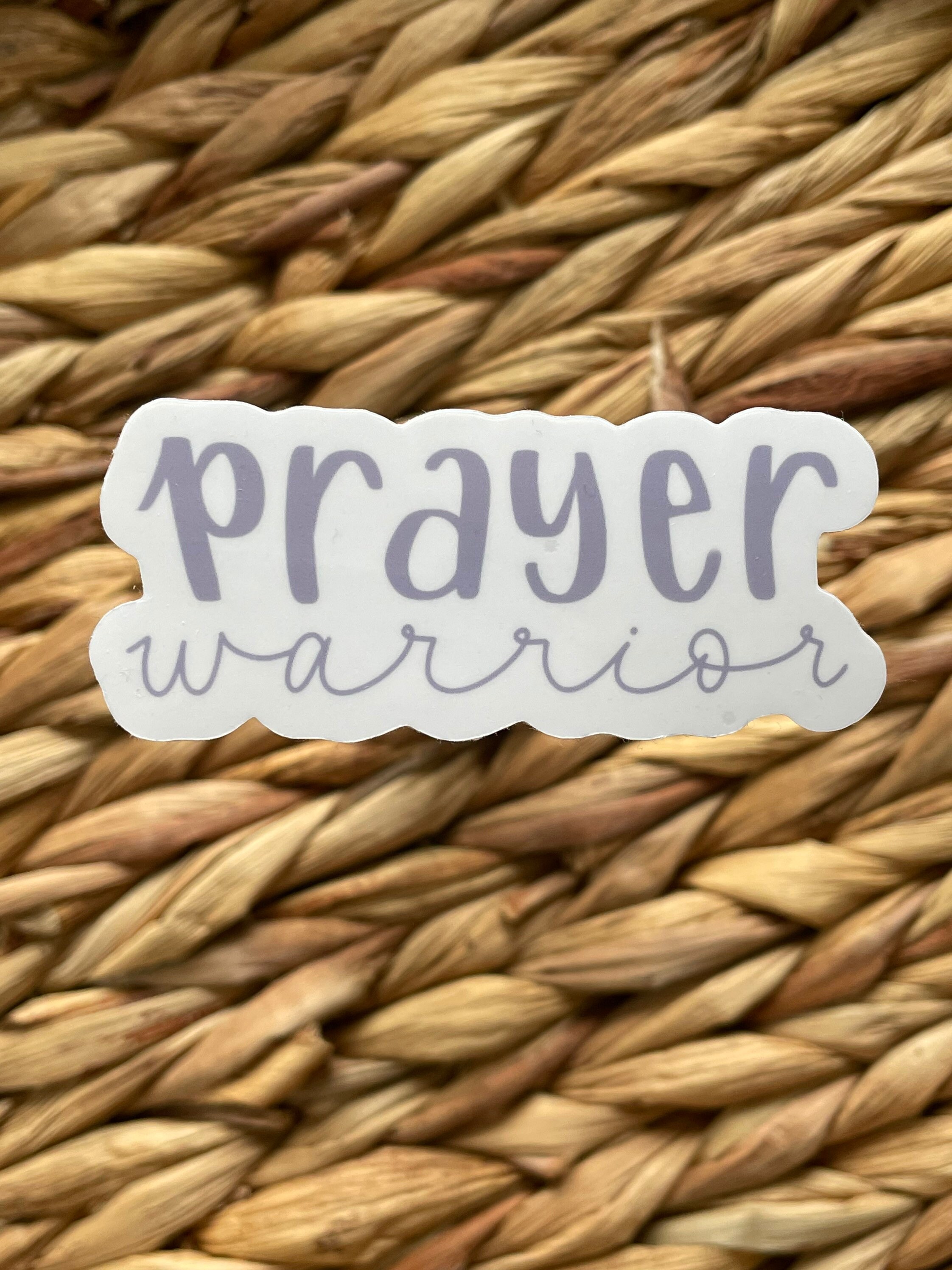 Prayer Warrior Sticker God Sticker Christian Sticker Bible Sticker ...