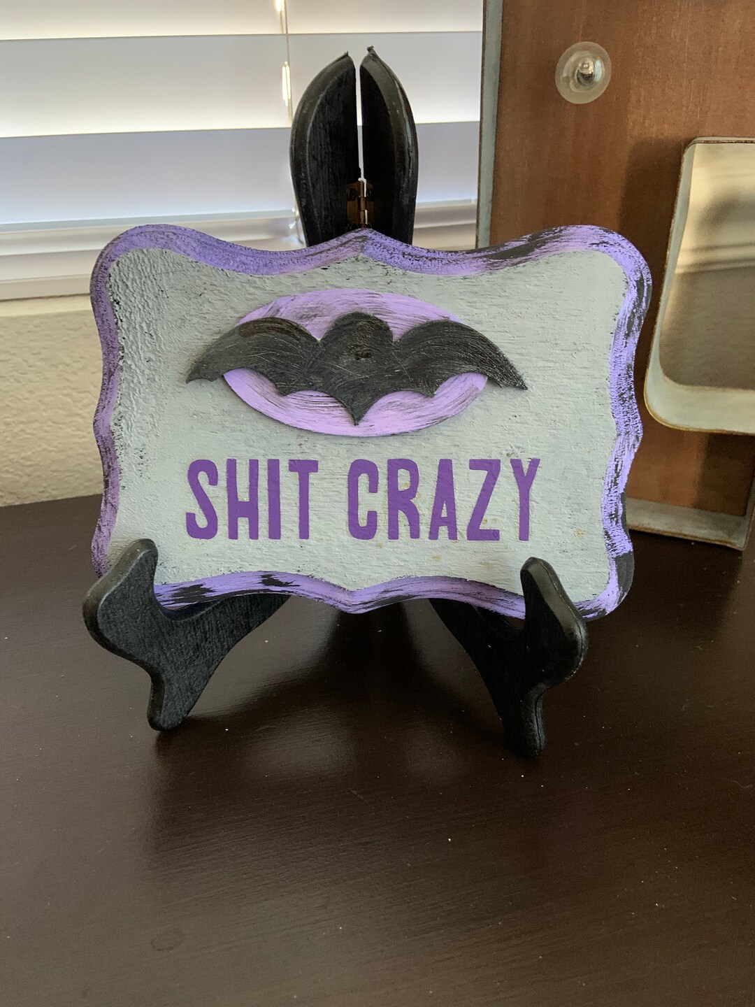 Bat S#%+ Crazy Decor - Etsy
