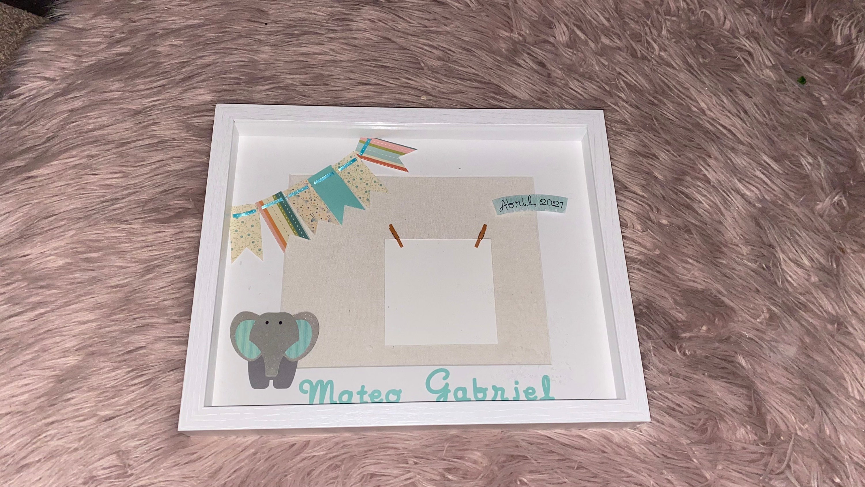 Baby Boy Shadow Box - Etsy