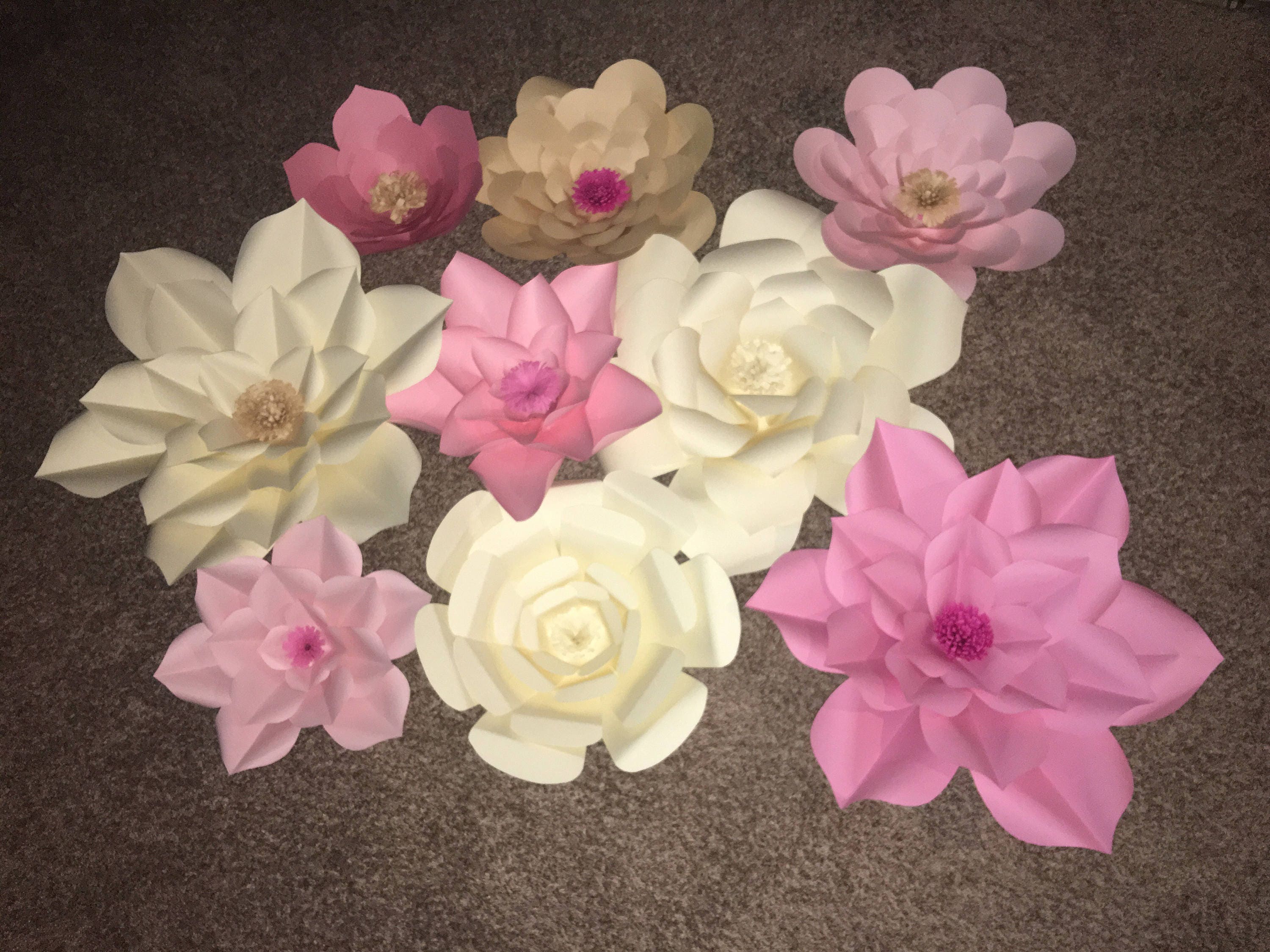 Paper Flower Backdrop - Etsy