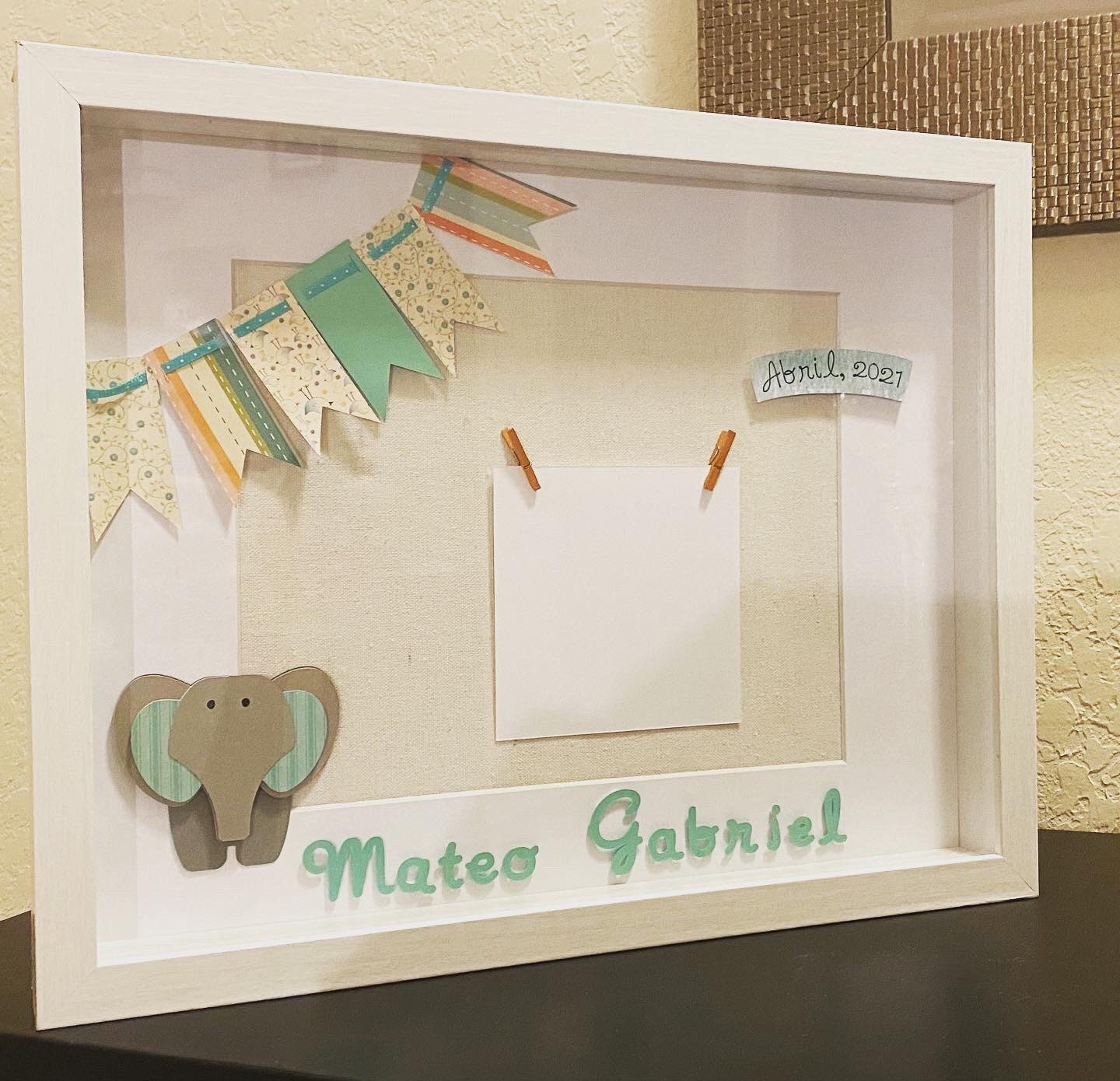 Baby Boy Shadow Box - Etsy