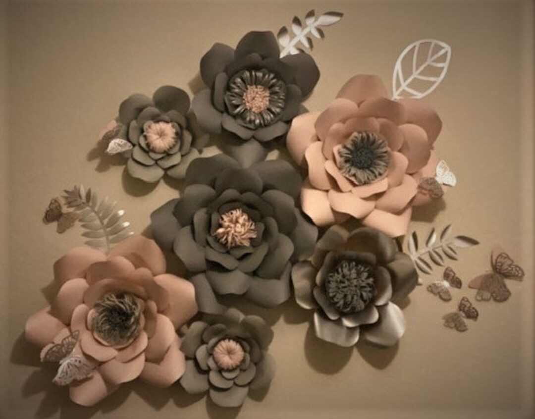 Paper Flowers Decoration - Etsy